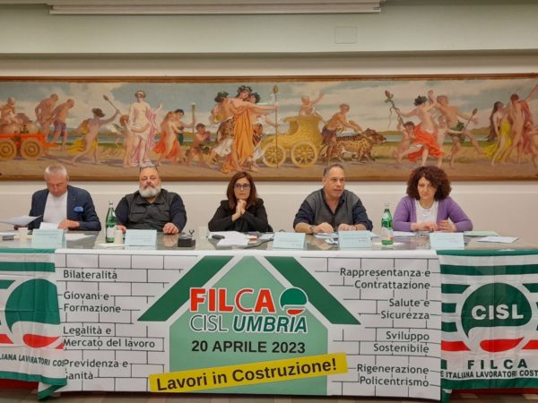 Il consiglio generale Filca Cisl Umbria punta sulla sicurezza ...