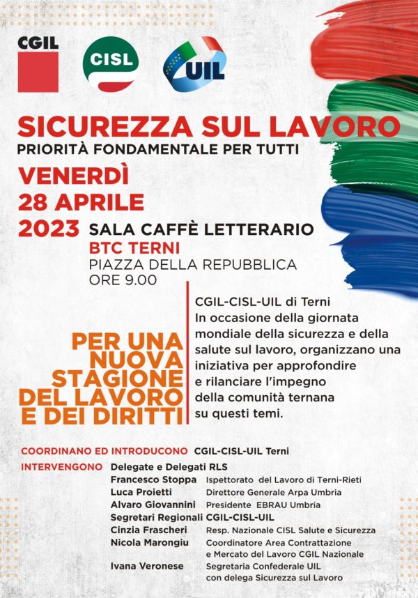 Sicurezza sul lavoro: priorità fondamentale per tutti - Cisl Umbria
